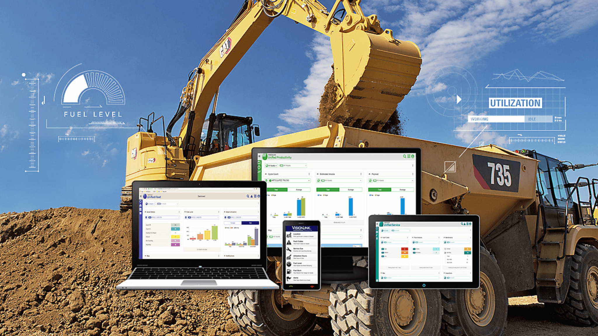Caterpillar introduces new features to VisionLink® productivity platform - Under the Hard Hat