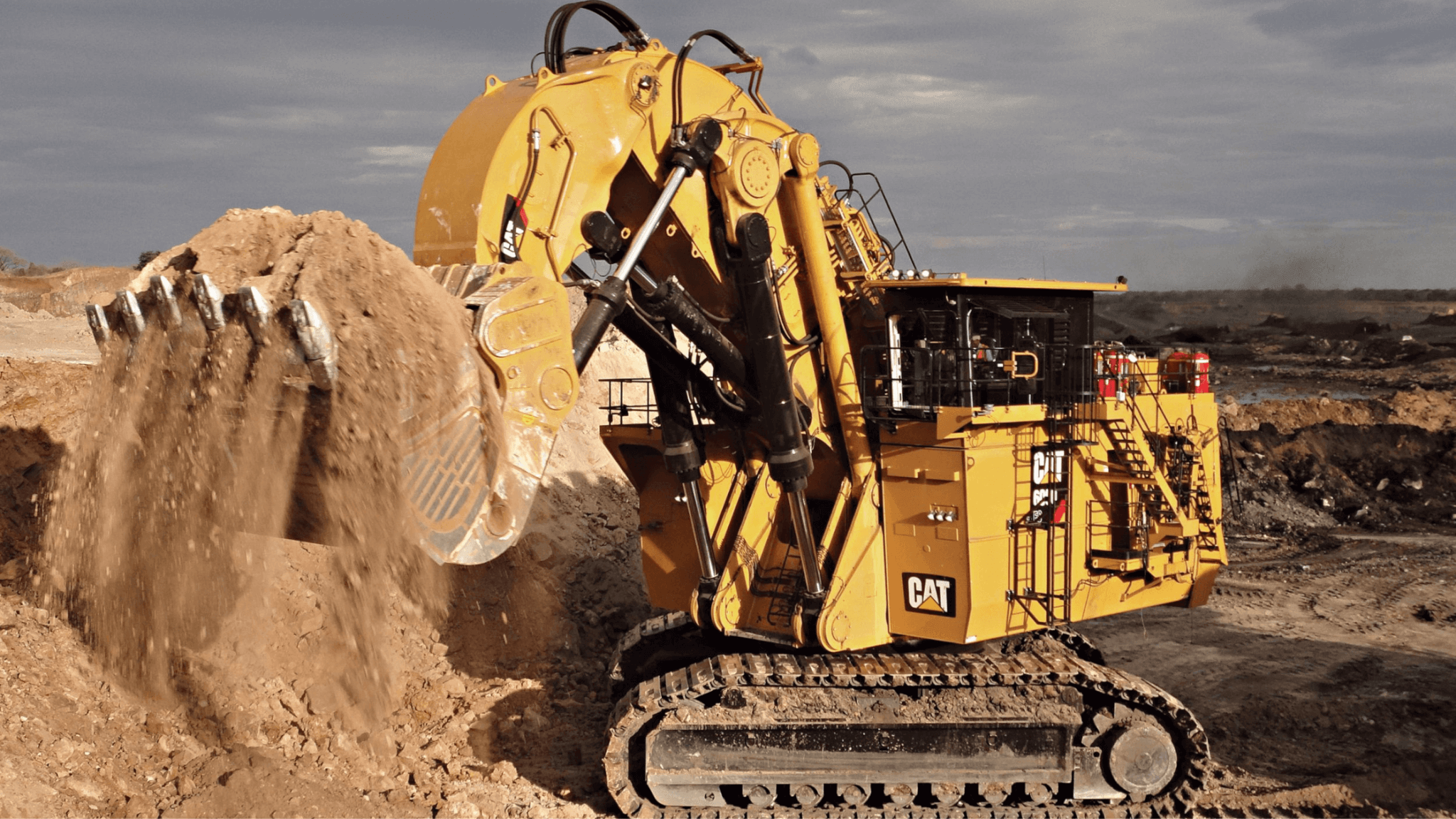 The largest excavators in the world, made for construction and mining ...